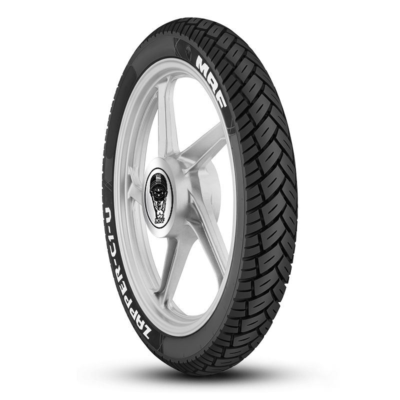 MRF 80/100-18 54P ZAPPER C1-U TL | High quality 2 wheeler tyres