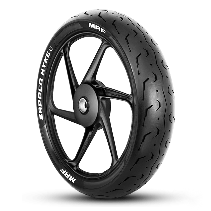 MRF 100/90-18 56H ZAPPER HYKE F TL | High quality 2 wheeler tyres