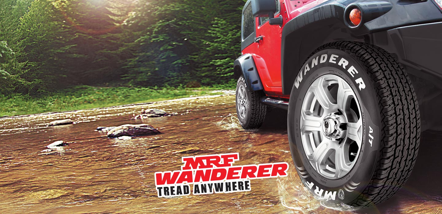 Give your SUV the best offroad tyres with MRF Wanderer